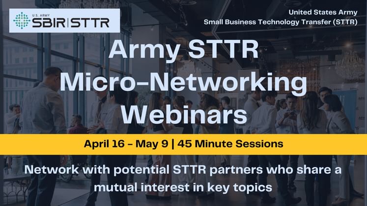 Army STTR Micro Networking Events